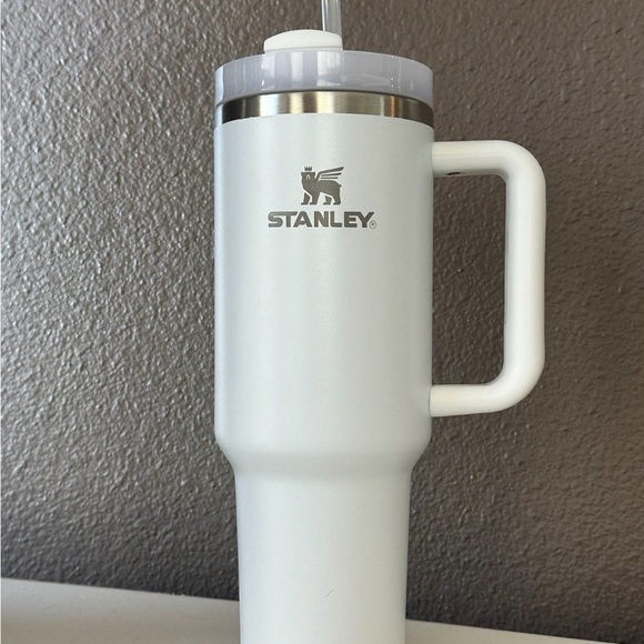 Stanley | Dining | Stanley White Insulated Water Bottle With Handle ...